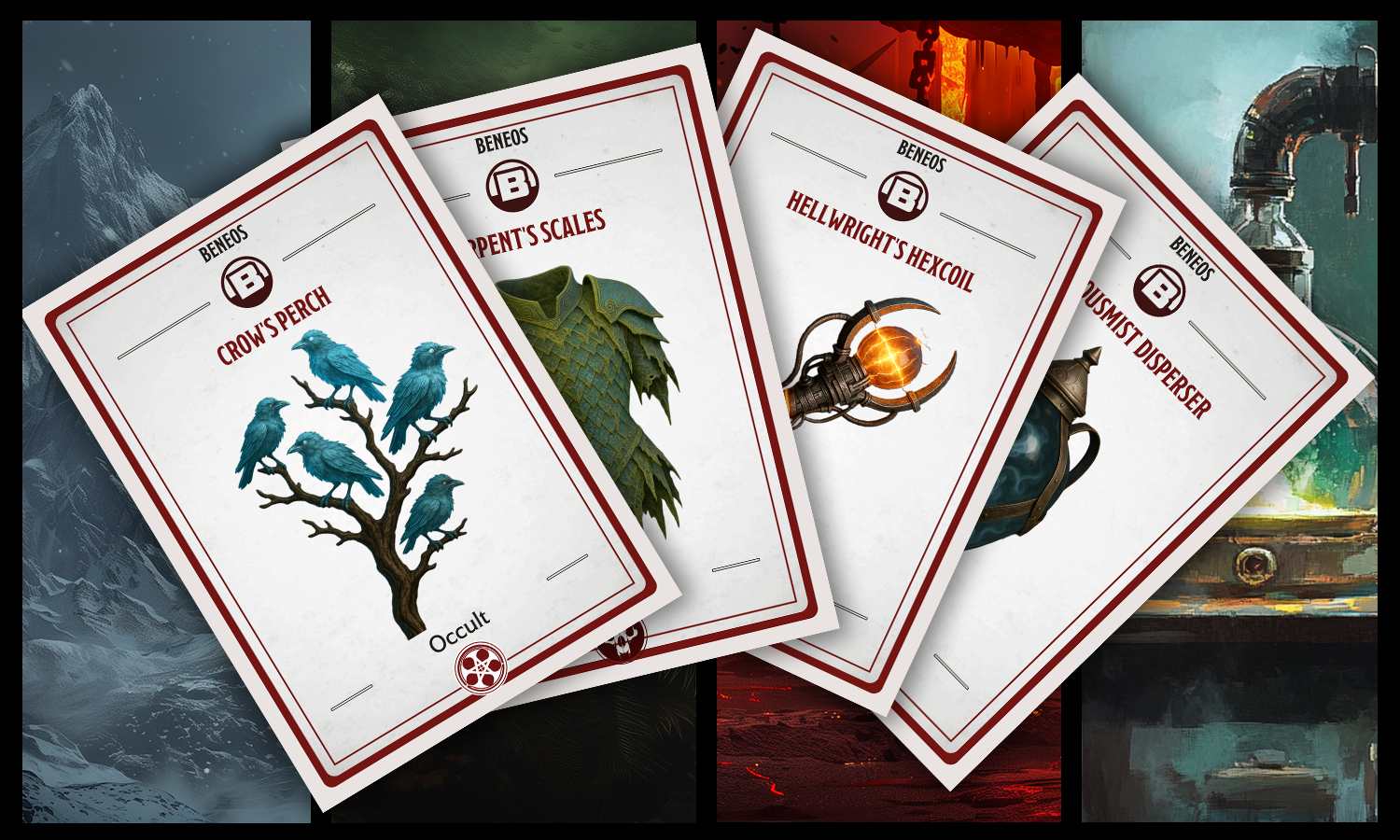 New Items: Serpent's Scales, Consciousmist, Crow's Perch & Hellwright ...